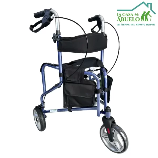 Rollator de 3 ruedas con asiento - La Casa del Abuelo